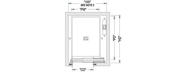 GT VisionLift Traction Hospital type Gearless overhead